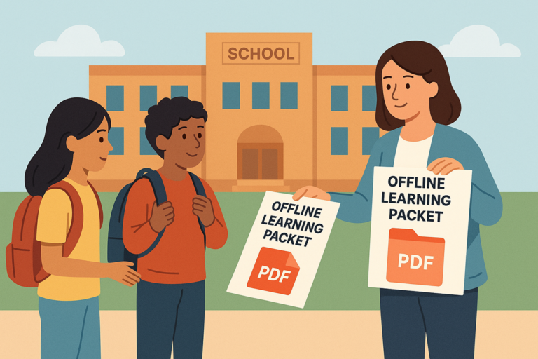 How Schools Use PDF-Based Learning Packets to Support Students Without ...