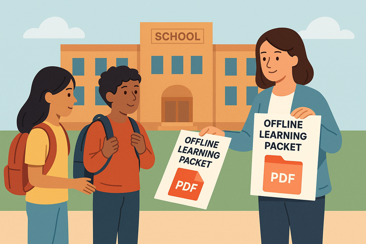 How Schools Use PDF-Based Learning Packets to Support Students Without ...